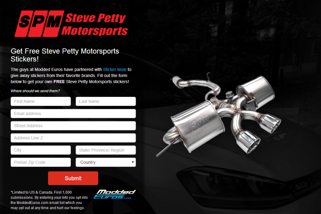 steve petty sticker form – Modded Euros Blog